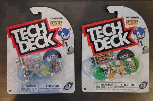 2025 Tech Deck Finesse Sonic the Hedgehog Lot of 2 Fingerboards NEW | eBay