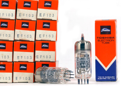 ONE EF183/6EH7 TOSHIBA NOS JAPAN Tube Röhre Tubes TSF Valvola 진공관 真空管 ...
