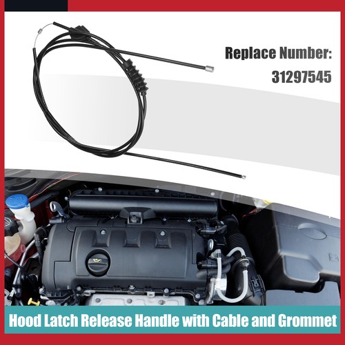 Pack of 1 Hood Latch Release Cable For Volvo XC60 2010-2016 No.31297545 ...