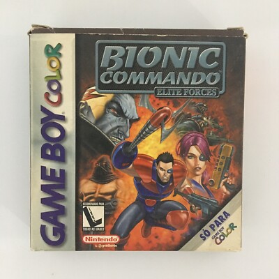 BIONIC COMMANDO ELITE FORCES GAME BOY COLOR PLAYTRONIC GRADIENTE BRAZIL ...