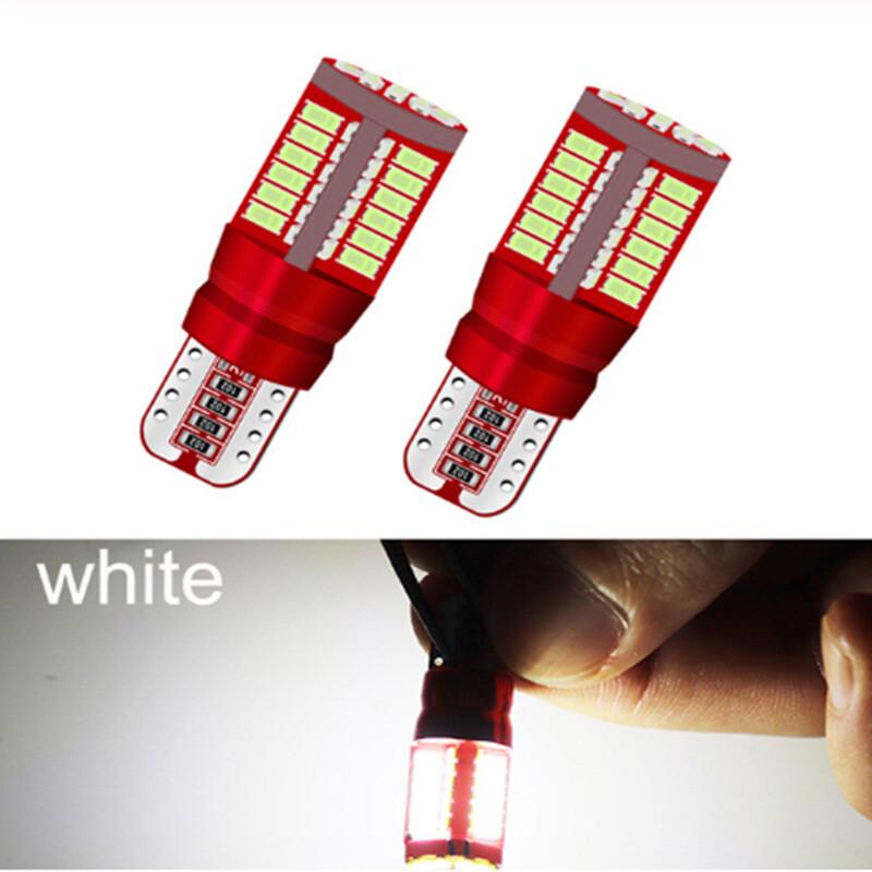 T10 Car 501 Bulb Led Side Light Bulb Canbus Error Free 57 Smd Xenon ...