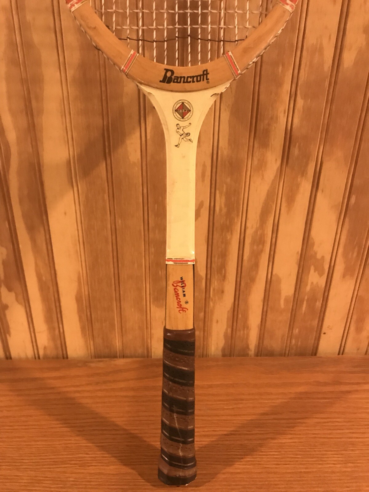 Bancroft Vintage tennis racquet. William Bancroft 1882. | eBay