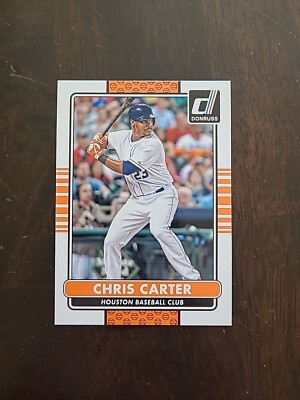 2015 Donruss Chris Carter #92 Houston Astros Panini | eBay