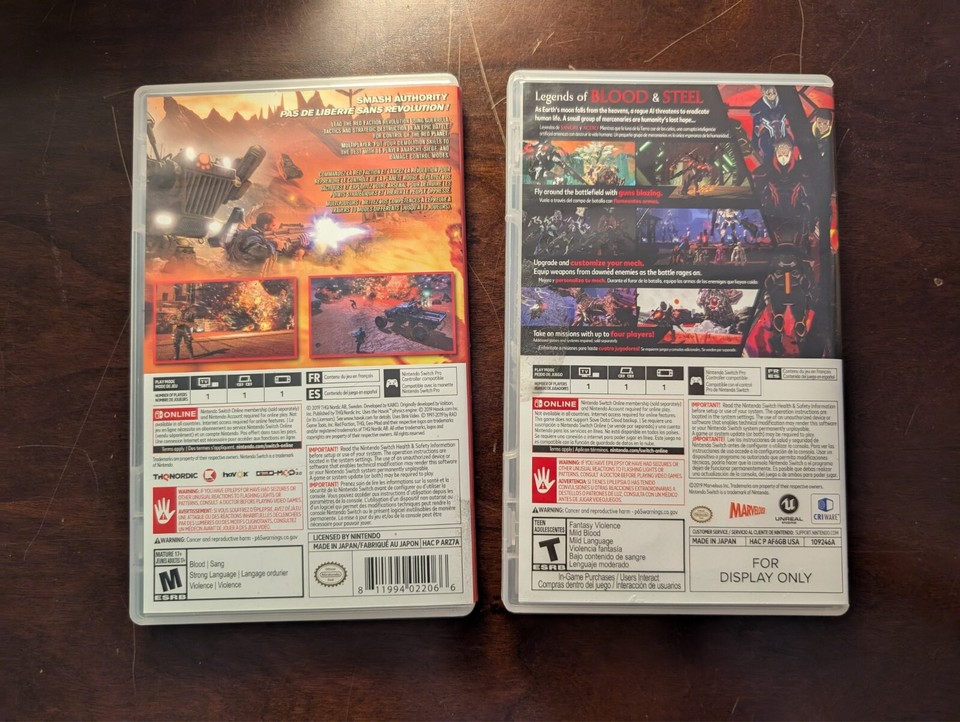 daemon x machina and red faction nintendo switch | eBay