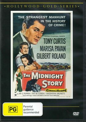 THE MIDNIGHT STORY DVD 1957 NEW Region 4 Tony Curtis, Marisa Pavan ...