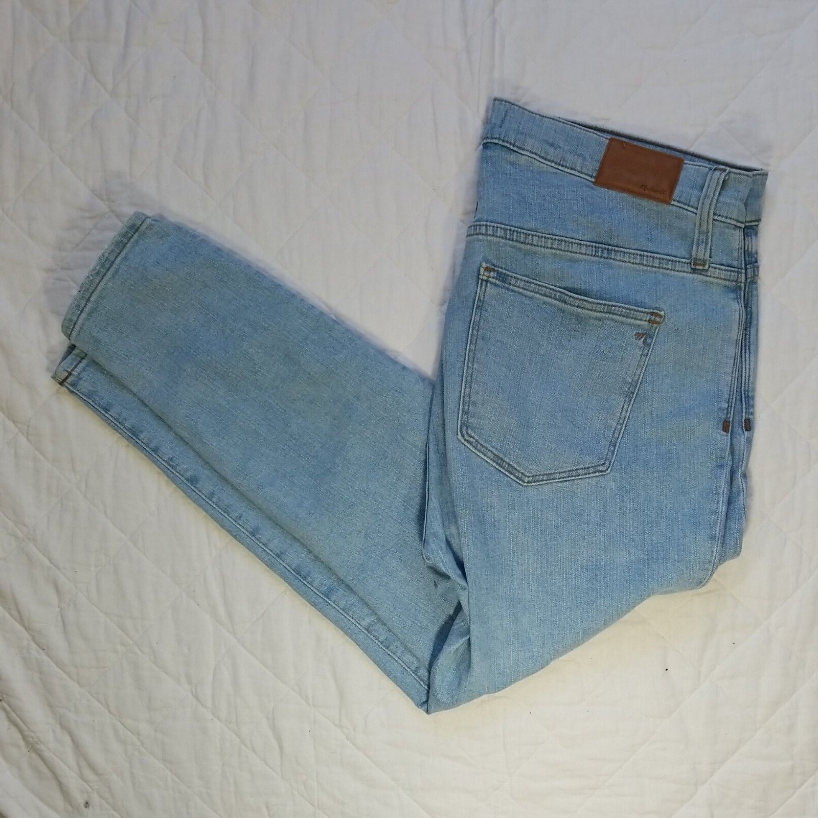 Madewell Skinny High Rise Blue Jeans Womens Size 32 | eBay