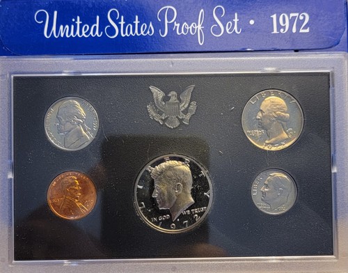 1972 S Proof Set US Mint 5 Coins Uncirculated | eBay UK