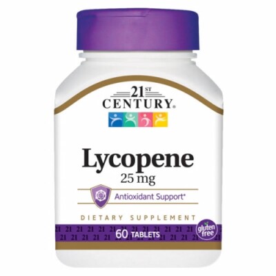 Lycopene 25 mg 60 Tabs By 21st Century | eBay