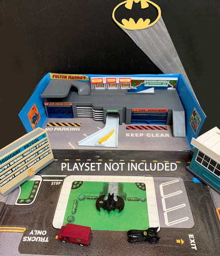 1989 MICRO MACHINES SIZE MINI BATMAN 1992 MOVIE BATMOBILE BATWING JOKER ...