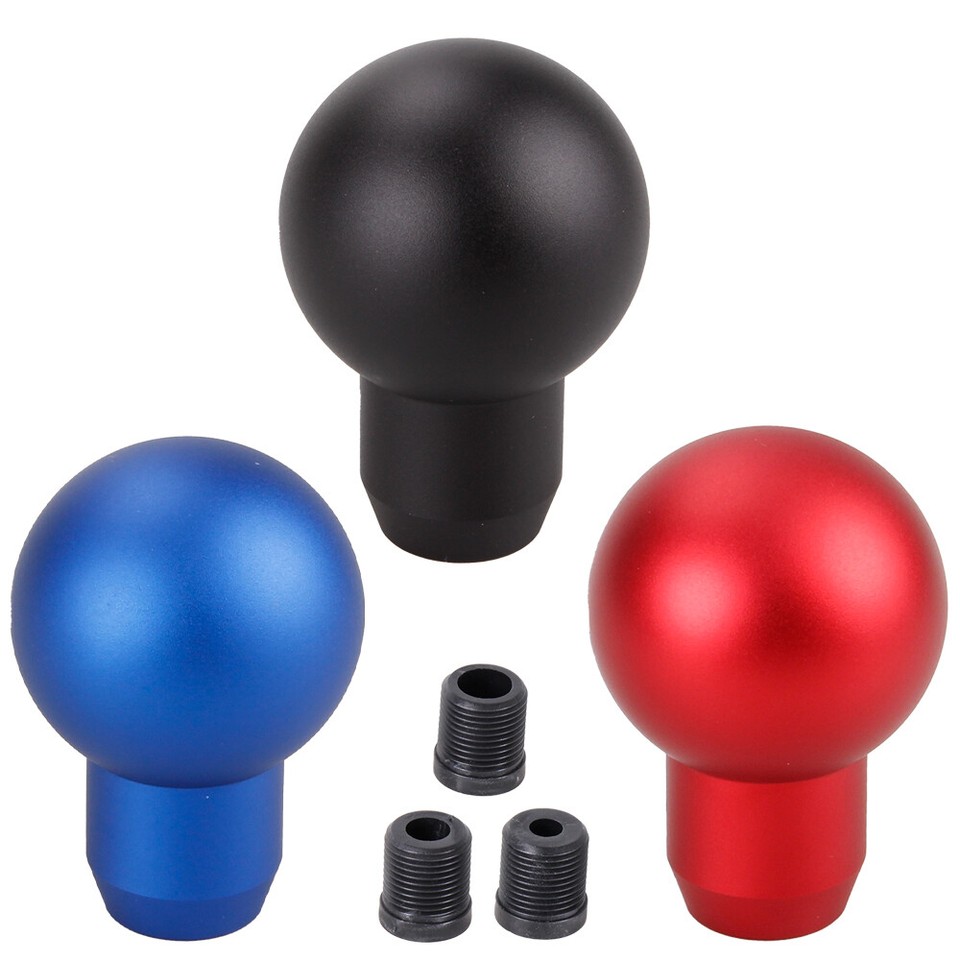 Aluminum JDM Round Ball Shift Knob Universal Shifter Manual MT Gear | eBay