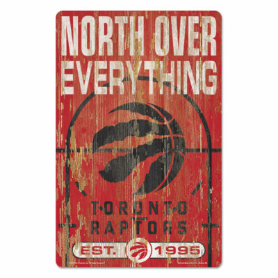NBA Toronto Raptors Slogan Bois Signer Panneau en Bois Décoration ...