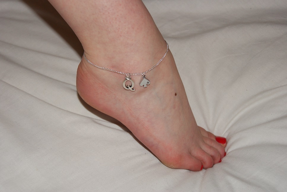 Sexy Premium Queen Of Spades Anklet Ankle Chain Jewellery Cuckold BBC ...