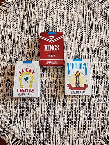 Vintage 90s Candy Gum Cigarettes. Lucky Lights, Kings, And Victory ...