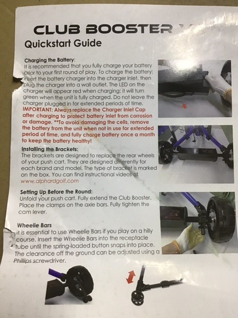 Alphard Golf Club Booster V2 - 24 Black, With Remote, Works On Any Golf ...