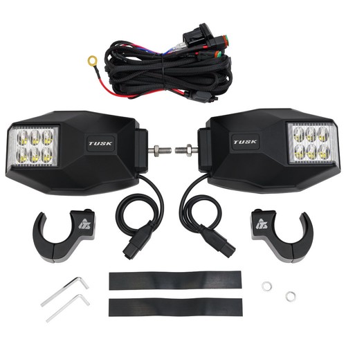 Tusk UTV LED Sideview Mirrors 1 3/4 - 1 7/8 For Segway Villain SX10 WX ...