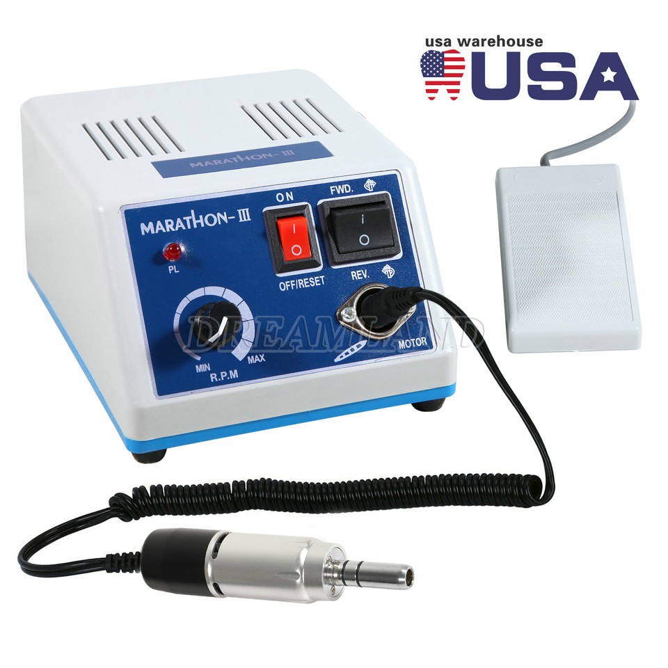 Electric Micromotor Marathon-III 35K Rpm/NSK Style Straight Handpiece ...