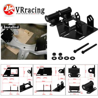 Engine Motor Mount Adapter Plates V8 Swap Kit Fits Sonoma S10 LSx LS1 ...