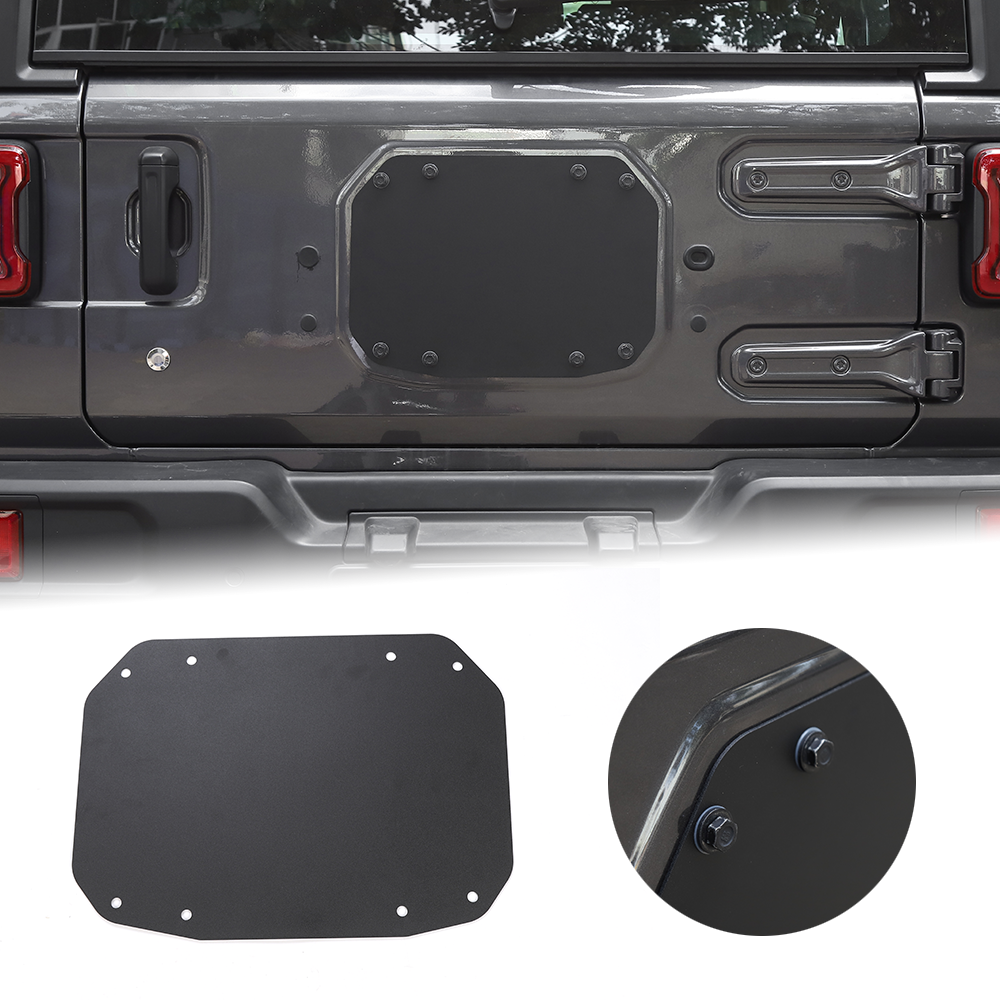 Tailgate Air Vent Spare Tire Tramp Cover Filler Plate for Jeep Wrangler ...
