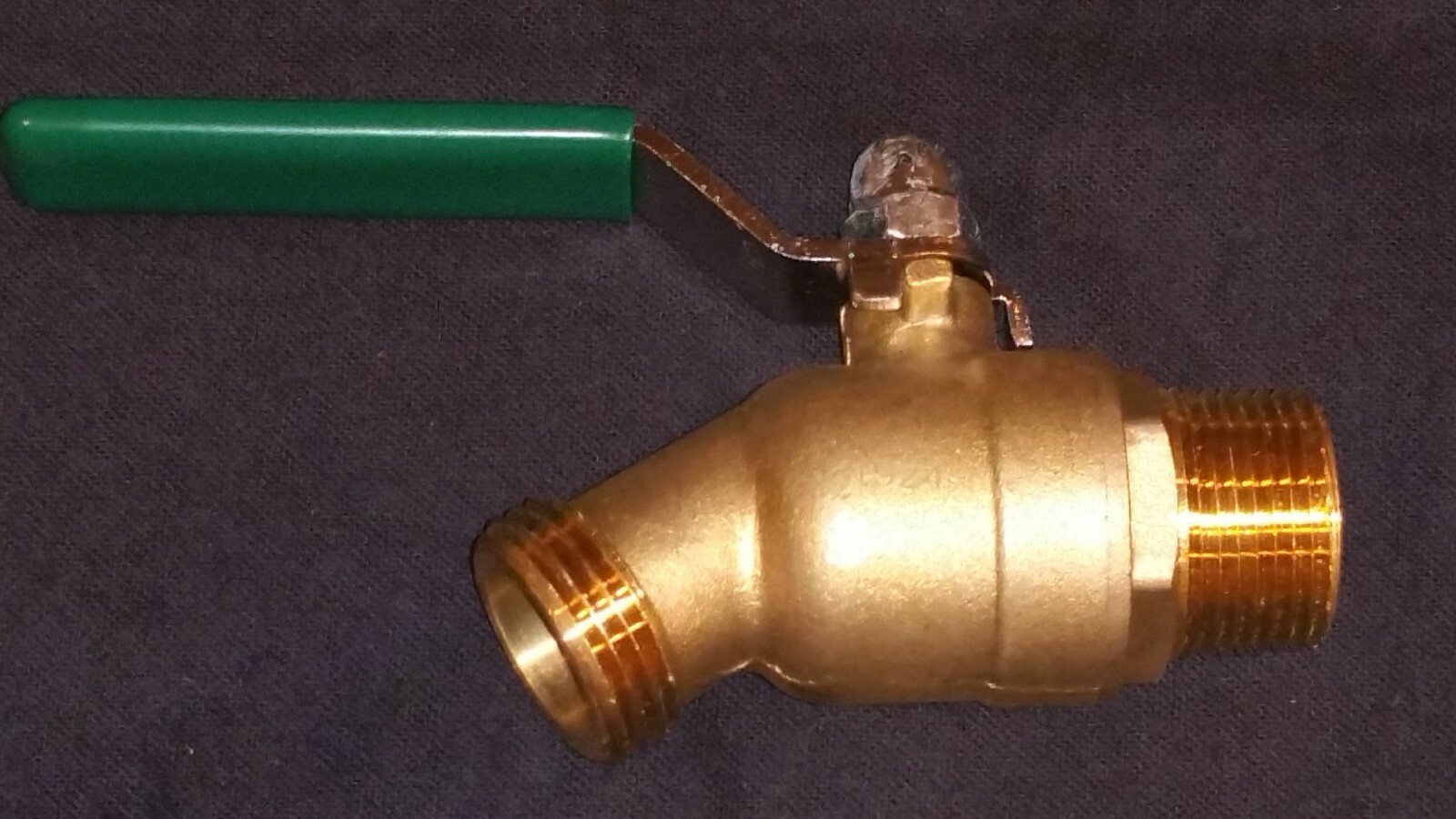 3/4 Inch 1/4 Turn MIP Male Threaded Full Port Ball Valve Lever Handle ...