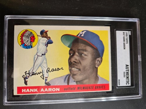 1955 Topps Hank Aaron SGC Authentic | eBay