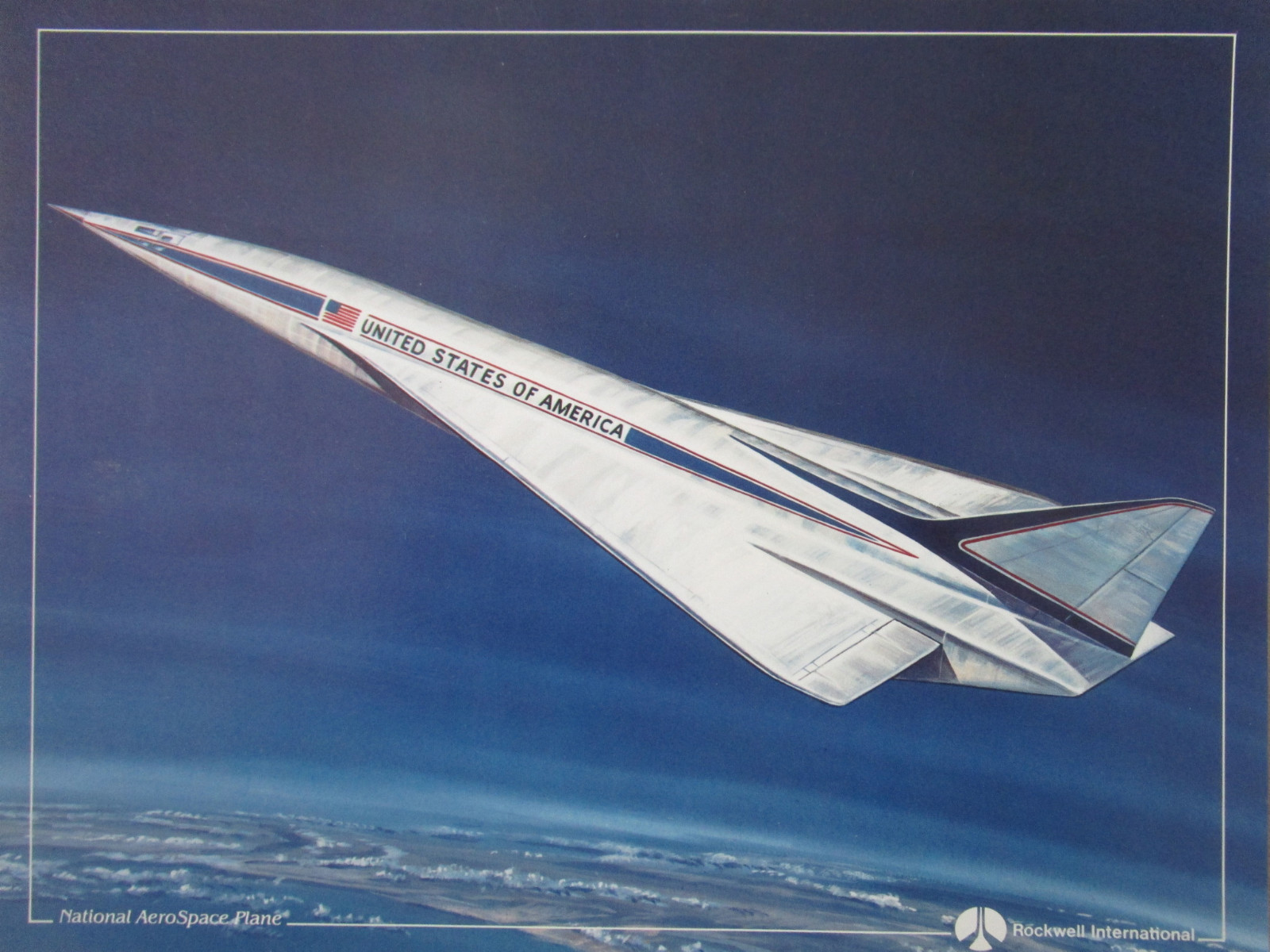 DOCUMENT PUBLICITAIRE ROCKWELL INTERNATIONAL X-30 NASP NATIONAL ...