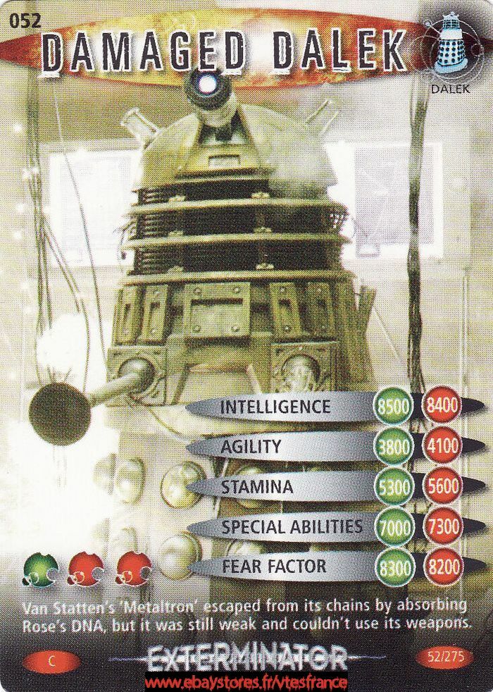 Damaged Dalek #52 [Exterminator] Doctor Who Battles in Time TCG | eBay