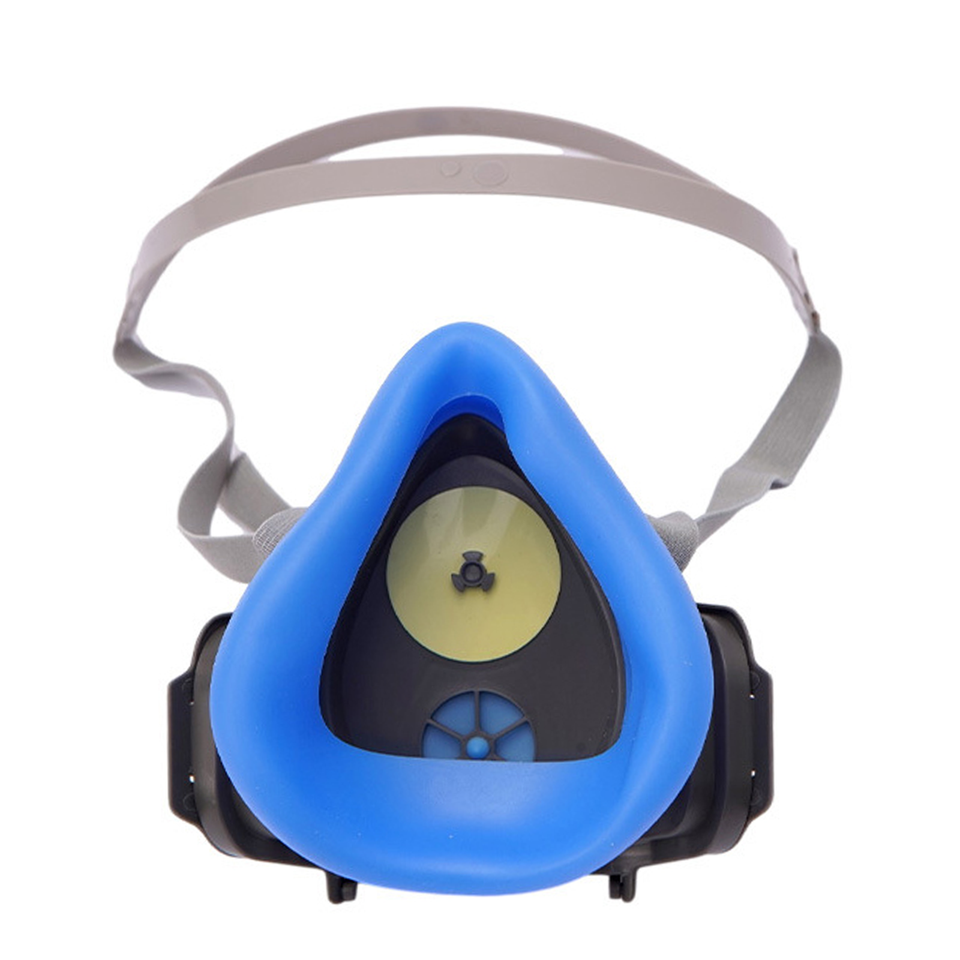 Safety Gas Mask Respirator Half Face Protect Painting Spray Facepiece ...