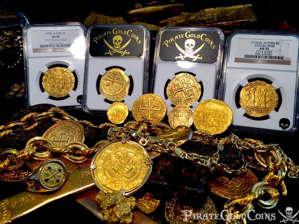 JUPITER w/ COA WRECK STAR LIMA PERU 1659 NGC 25 8 Reales PIRATE SILVER ...