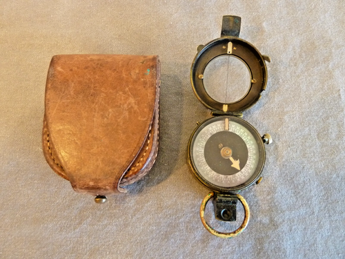 Engineer Corps US Military Compass C-E No 30083 WWI 1918 W/Leather Case | eBay