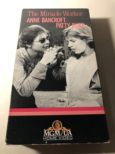 The Miracle Worker (1962) VHS Helen Keller Biography Drama Anne ...