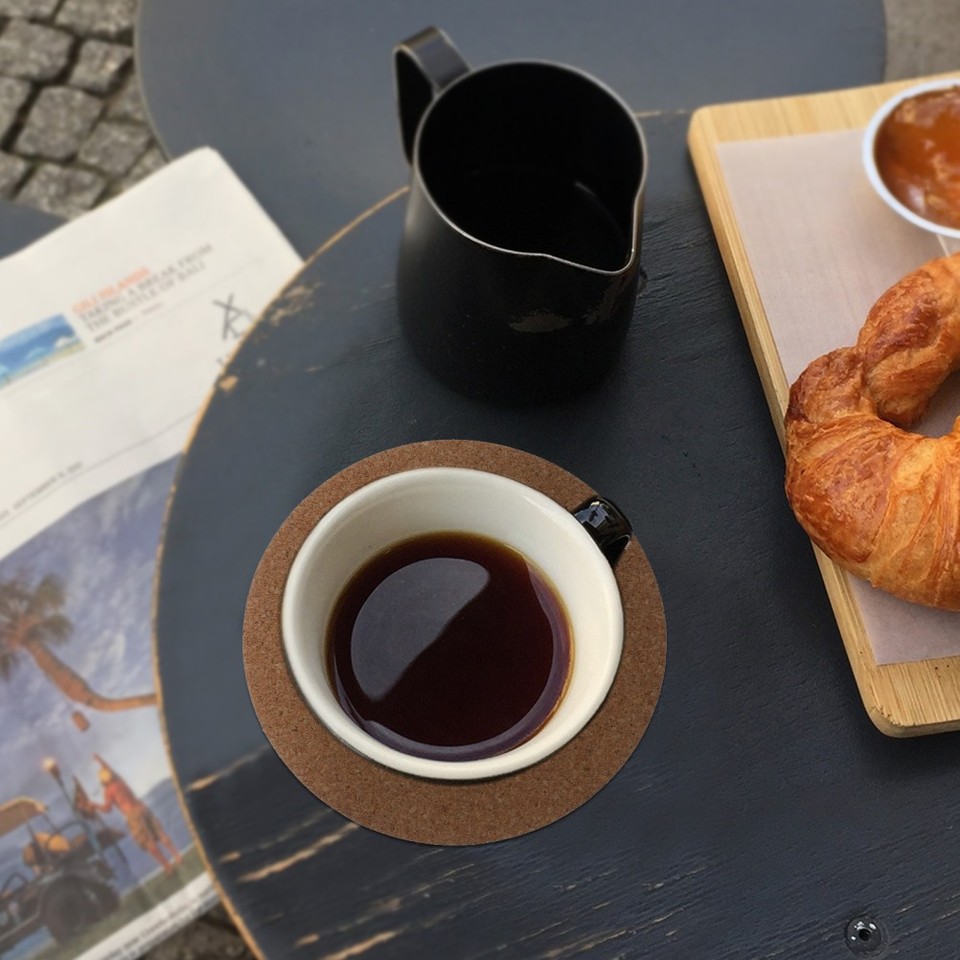 30pcs Reusable Coasters Cork Coasters Drink Coasters Office Cup Mats ...