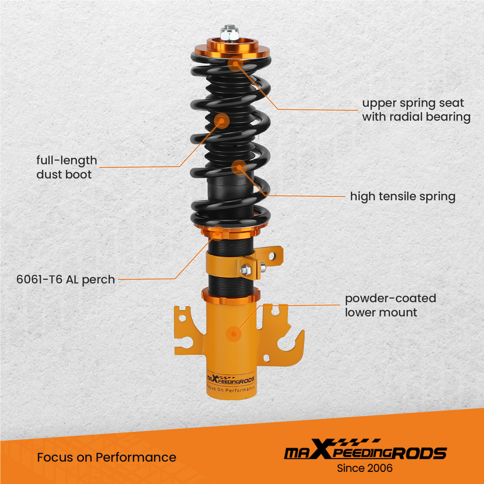 Coil Spring Shock Struts Coilover for Holden VE Ute Sedan Wagon ...