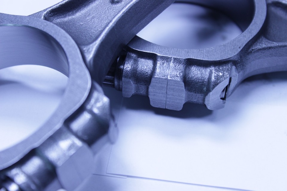 For Chevy SBC 350 5140 Steel I-Beam 5.7" Connecting Rods Press Pin Set ...