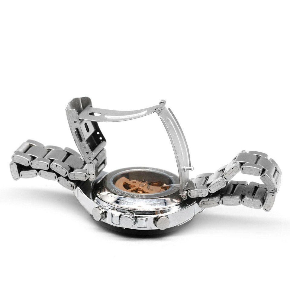 Mechanical Watch: King of the Club Black, White, Gold on Silver USA ...