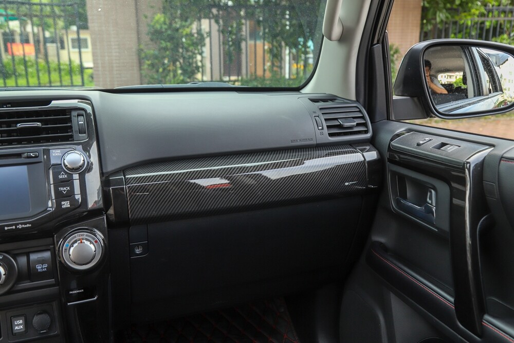 Cabon Front Co-pilot Side Dashboard Panel Cover Trim For 4Runner 10 ...