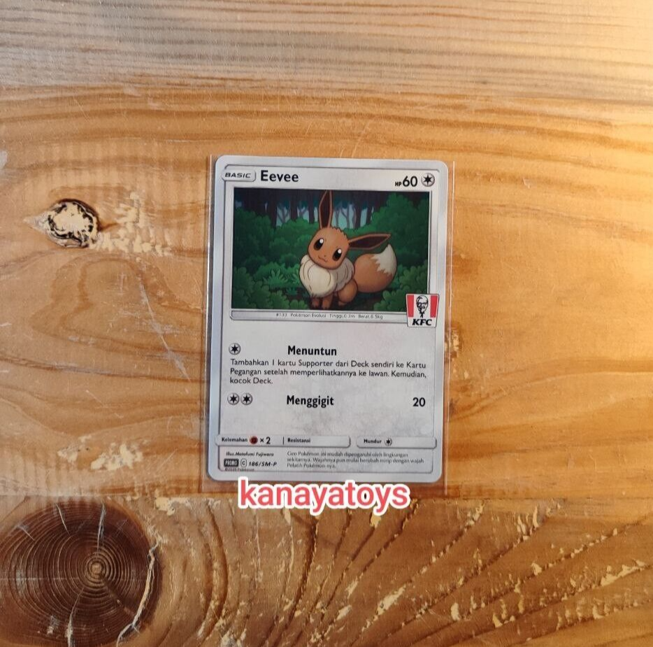 Pokemon KFC PROMO Complete Set 8 Pikachu Charizard Mewtwo Eevee ...