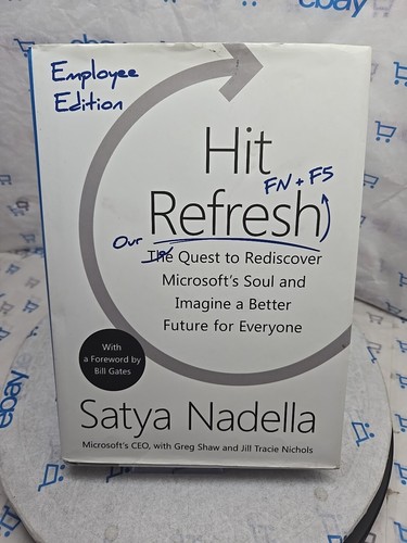Hit Refresh by Satya Nadella Employee Edition 9780008247652 | eBay