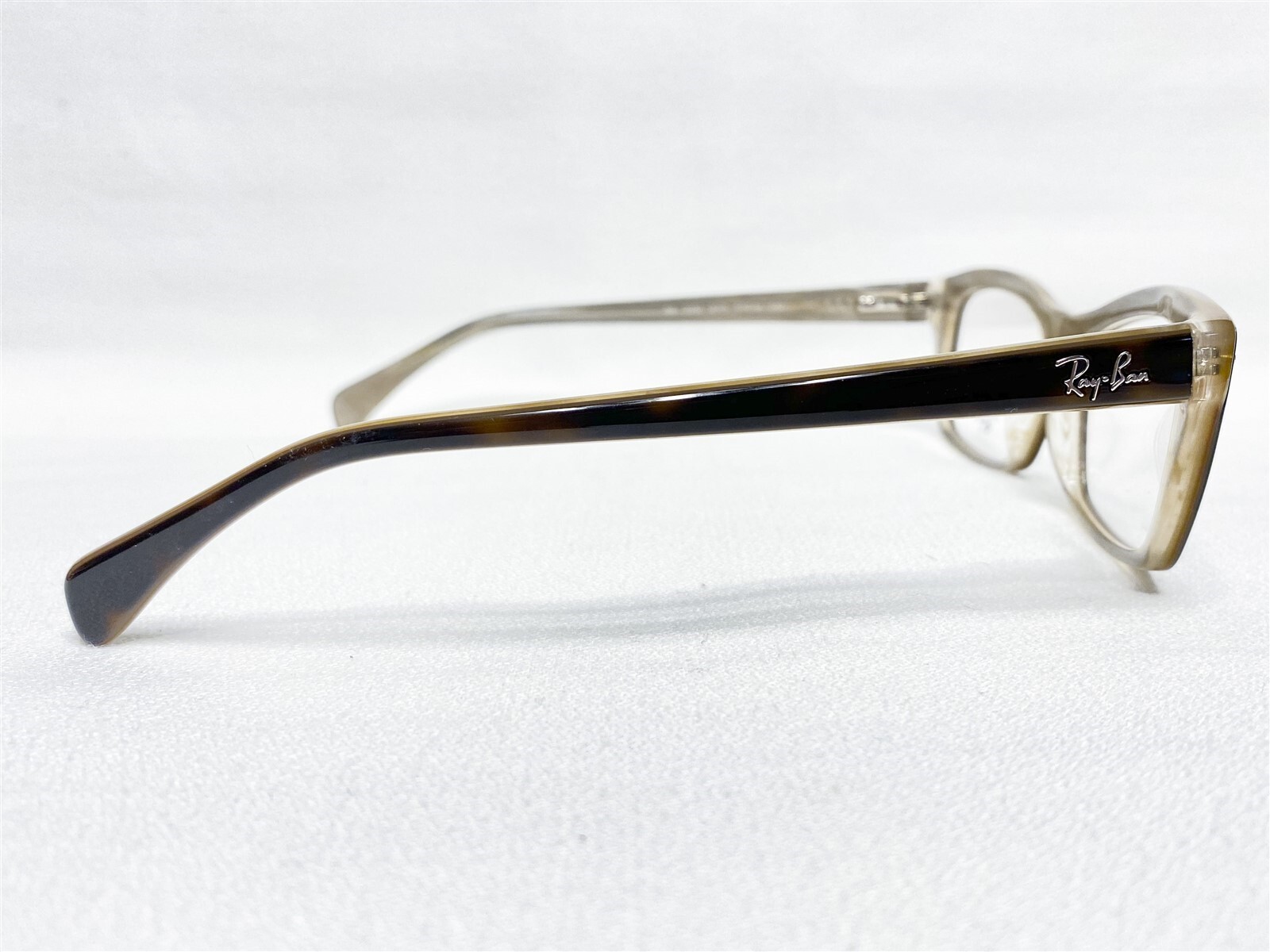 NEW Ray Ban RB5255 5075 Womens Havana Rectangle Designer Eyeglasses ...