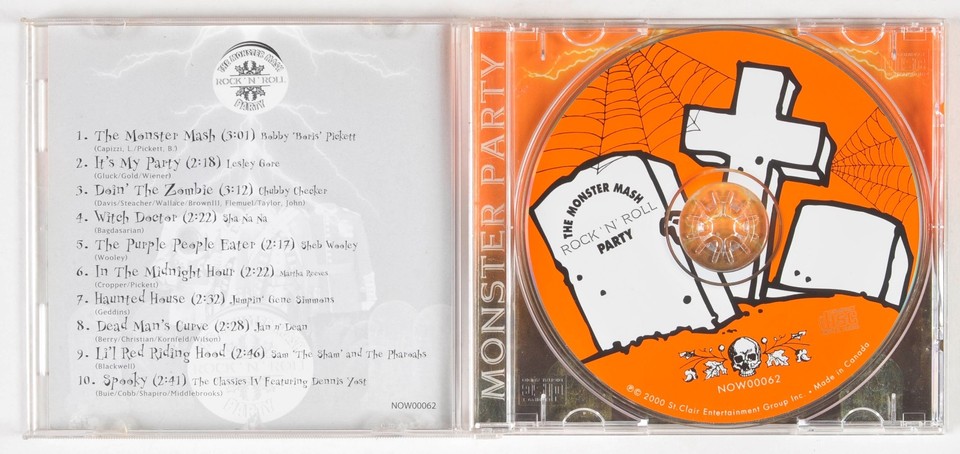 The Monster Mash Rock N Roll Party CD 2000 Halloween | eBay