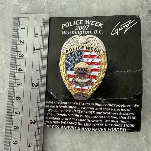 Police Week 2007 Washington DC Badge Pin NWT | eBay