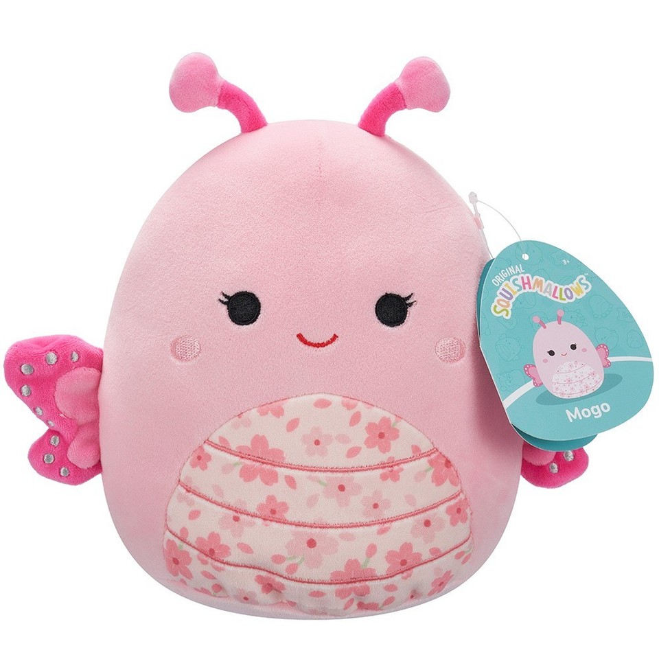 MOGO THE PINK BUTTERFLY ORIGINAL SQUISHMALLOW PLUSH CUDDLEY 7" NEW | eBay