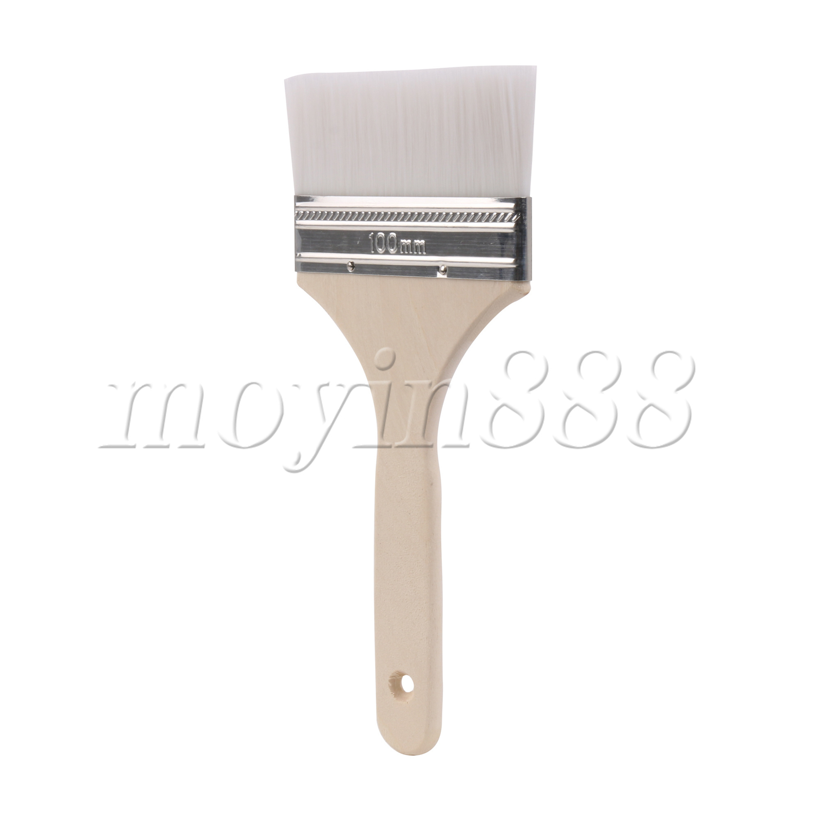 Professional Soft Paint Brush for Acrylic Decoration 4" w/ Wood Handle ...