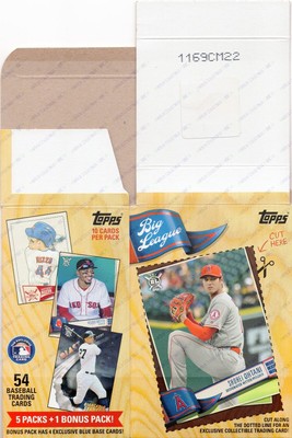 2019 BIG LEAGUE - Empty Blaster Brown Cut Out Shohei Ohtani Angels ...