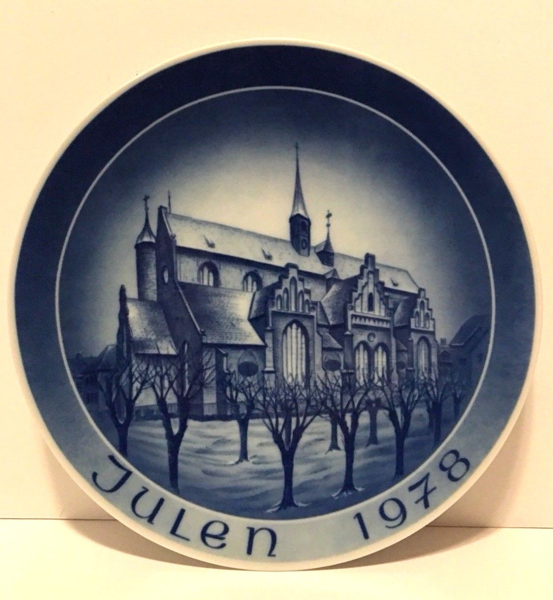 Vintage Julen 1978 Kirke Platten Porcelain Wall Hanging Collector Plate ...