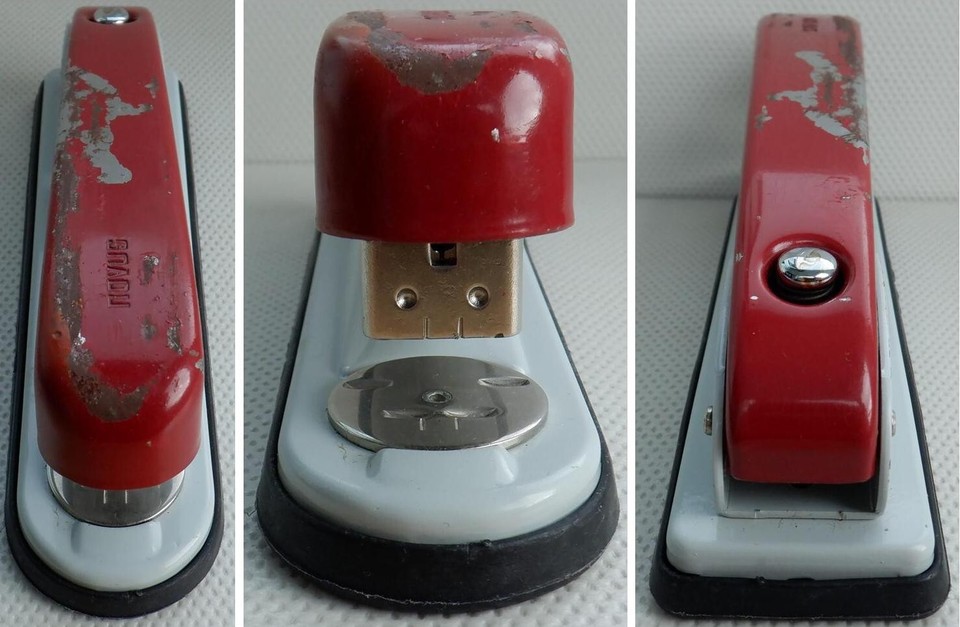Vintage WEST GERMAN Stapler NOVUS ZUM + REXEL Staples Desktop Office ...