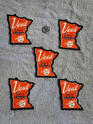 1960s Wilson & Co Foods Albert Lea MN. VEAL TAGS Meat Packing Plant ...
