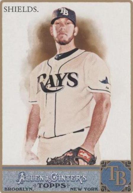 2011 Topps Allen & Ginter's - James Shields #222 Glossy /999 for sale ...