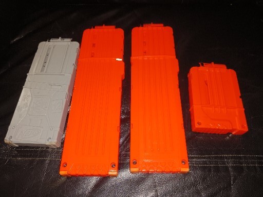 Nerf Clip Magazine Lot 12 18 6 Rounds Orange Gray | eBay