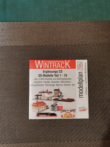WINTRACK -Ergänzungs-CD Teil 1-16 (ca. 3000 3D-Modelle), für H0/TT/N ...