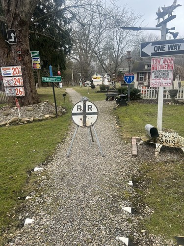 Rare Vintage Original Railroad Crossing Train Station RR Metal Sign ...